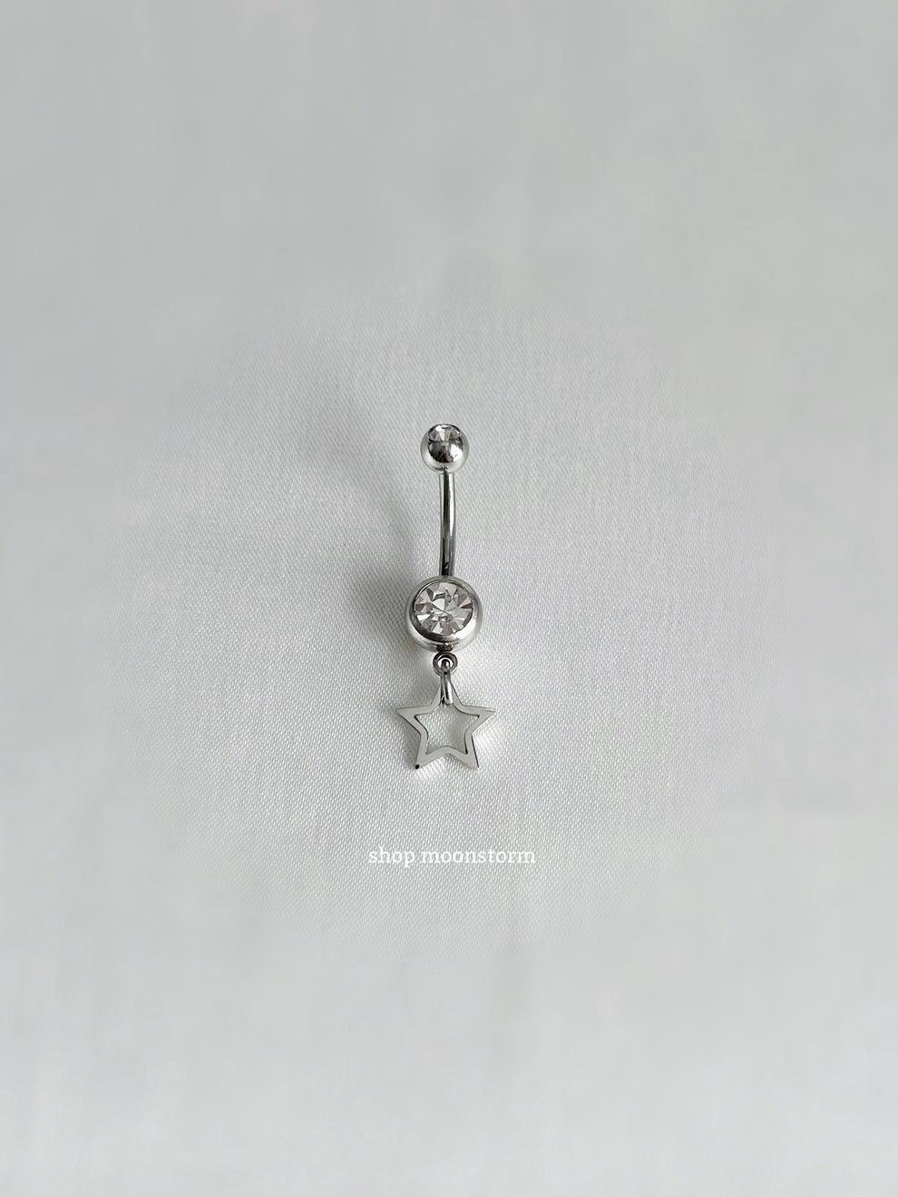 Silver Star Lit Belly Ring – Shop Moonstorm