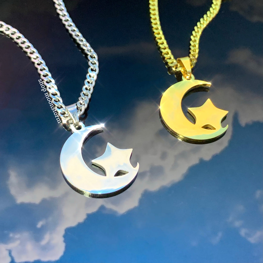 Gold Starry Night Necklace – Shop Moonstorm